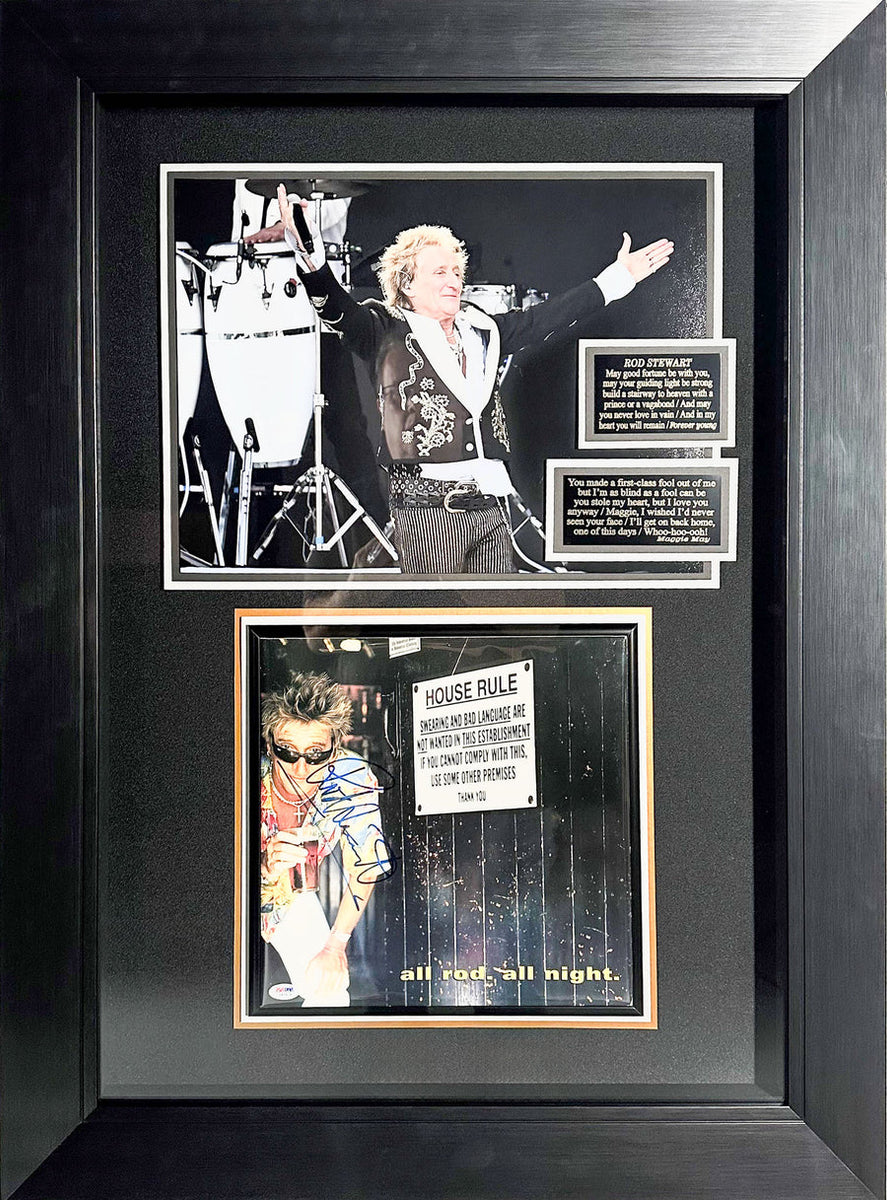 Rod Stewart with PSA Authenticated Signed Photo – Sevyn