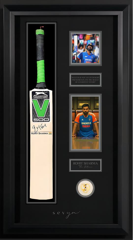 Rohit Sharma Signed Cricket Bat – Sevyn