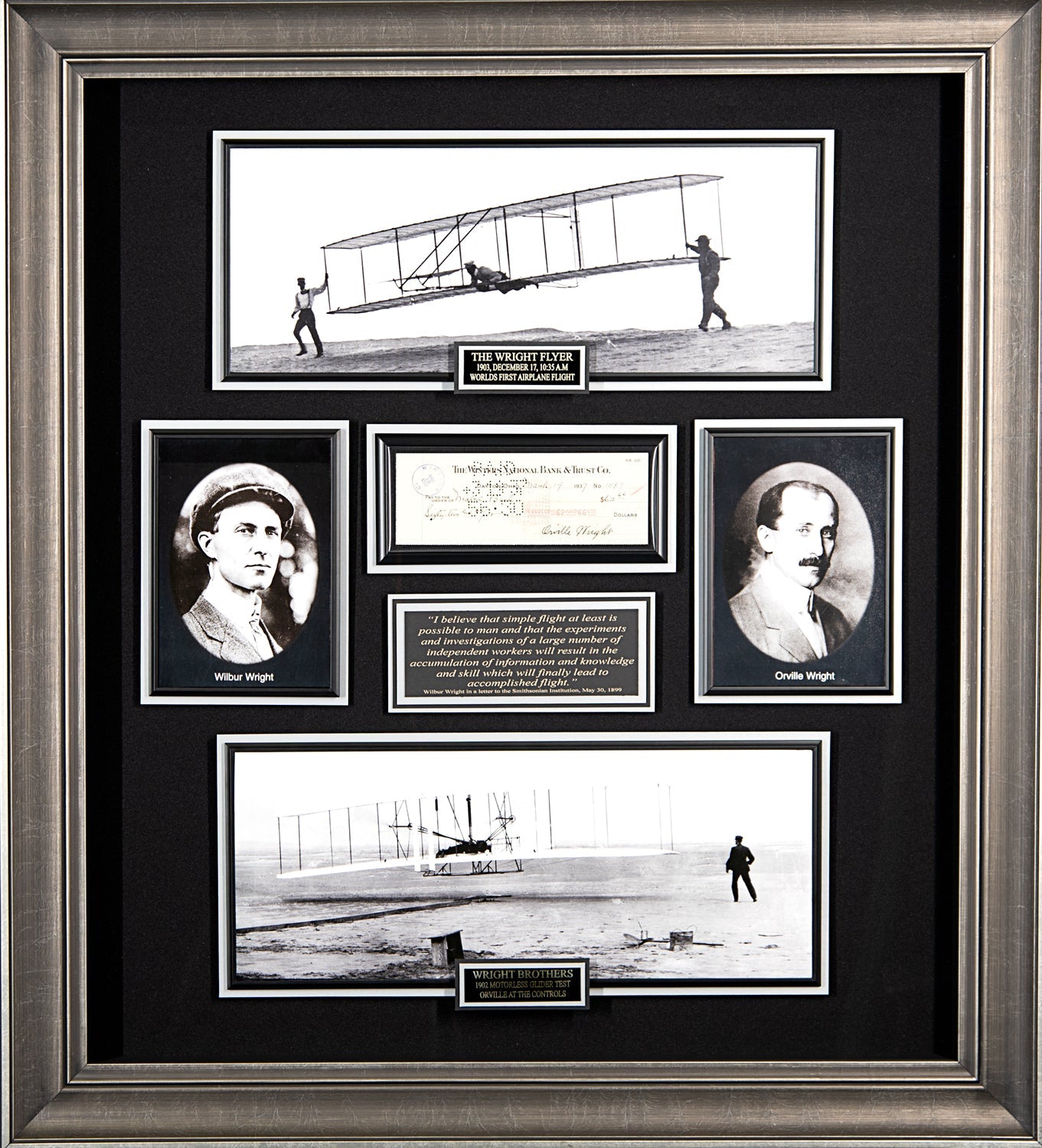 the wright brothers display