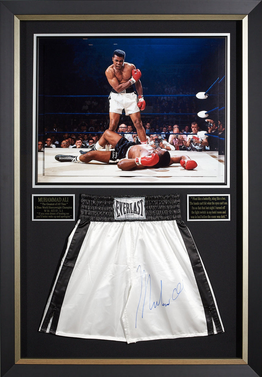 Muhammad Ali with JSA Authenticated signed Boxing Shorts – Sevyn